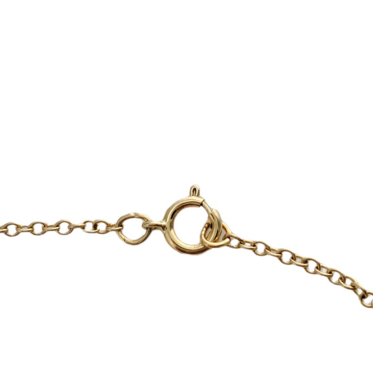 14K Yellow Gold Chain with Guardian Angel Pendant at 1stDibs