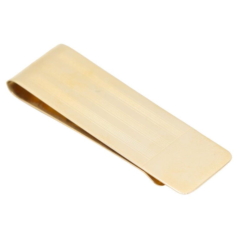 14K Yellow Gold Clip For Sale at 1stDibs