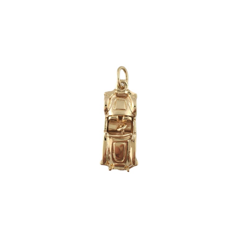 14K Yellow Gold Convertible Car Charm For Sale at 1stDibs