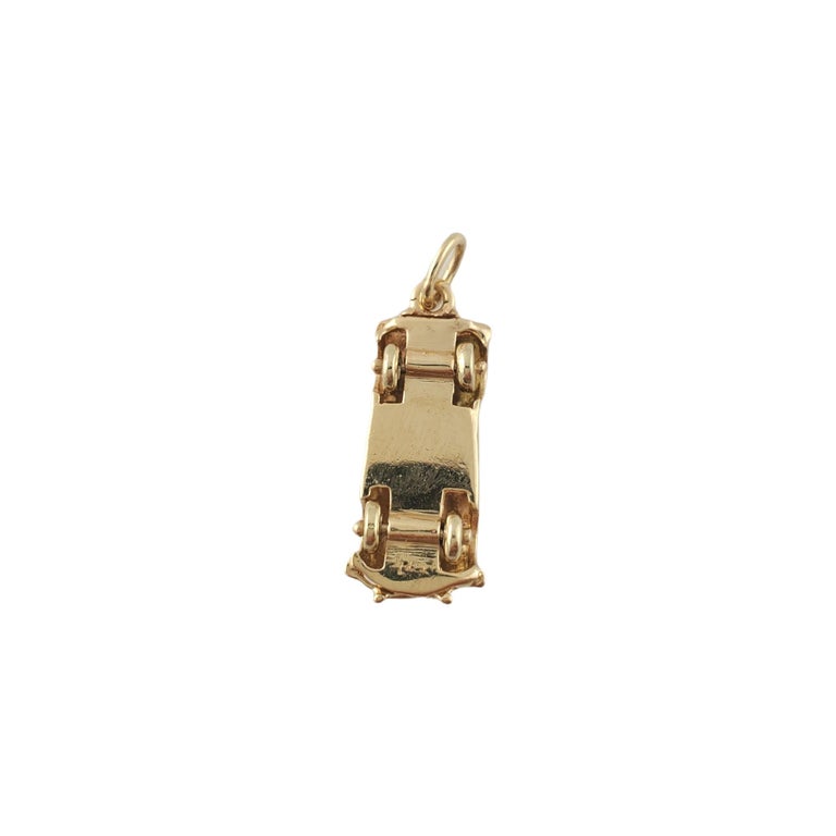 14K Yellow Gold Convertible Car Charm For Sale at 1stDibs