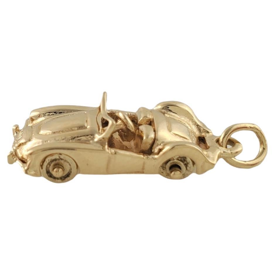 14K Yellow Gold Car Charm For Sale at 1stDibs