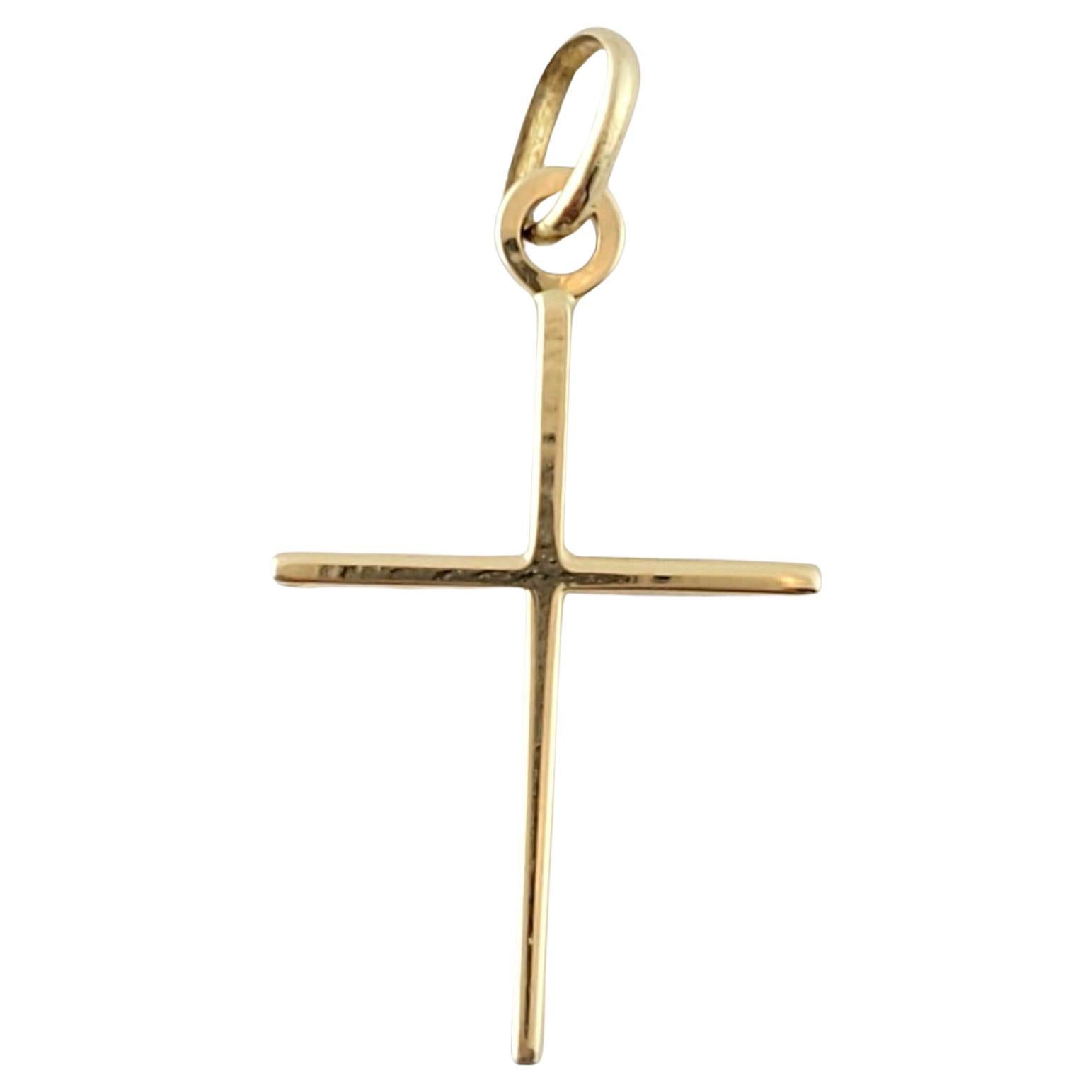 14K Yellow Gold Reversible Cross Pendant #15933 For Sale at 1stDibs