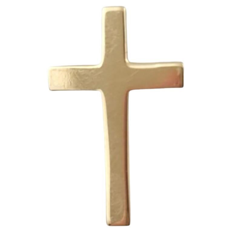 14K Yellow Gold Cross Pendant #16219 For Sale at 1stDibs
