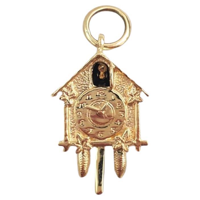 14K Yellow Gold Cuckoo Clock Charm #16014 For Sale at 1stDibs
