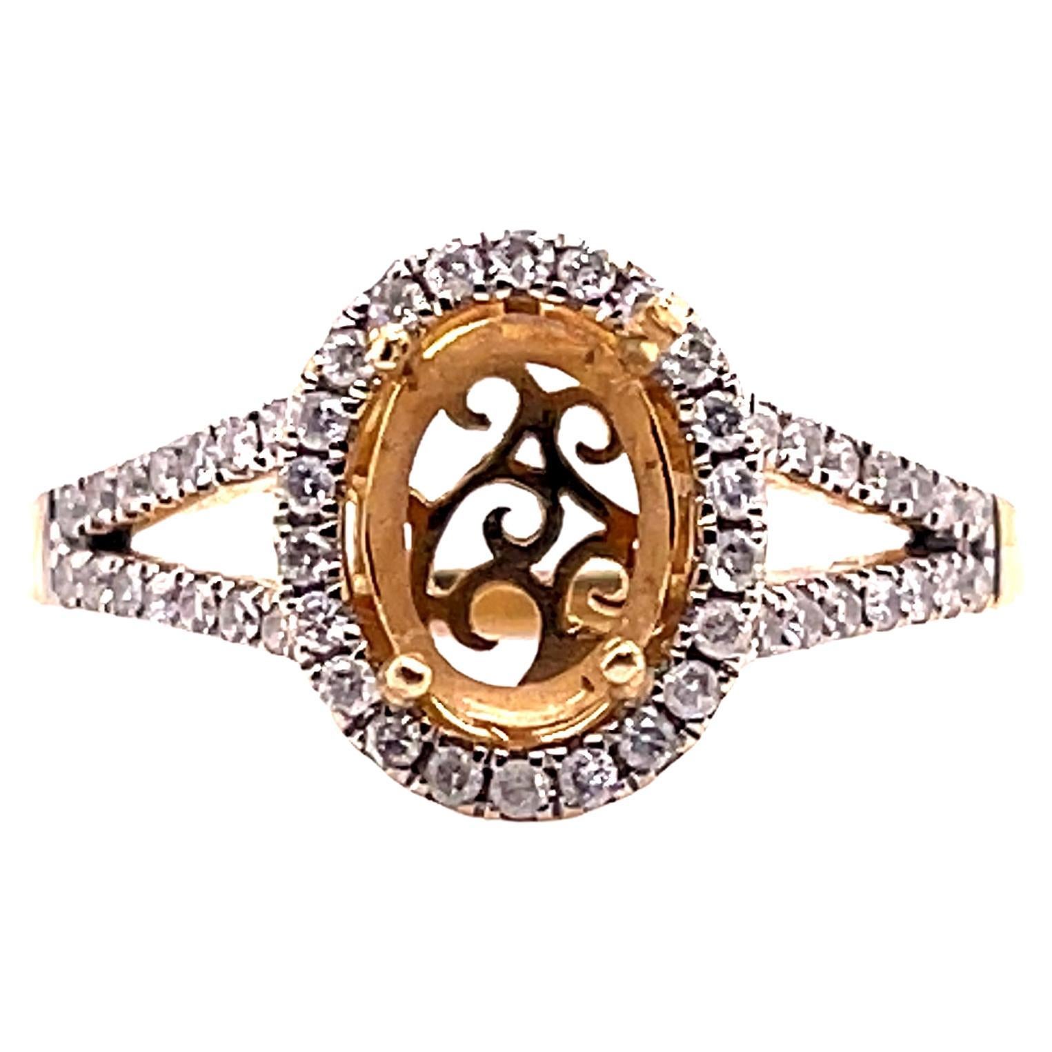 Crown of Light Diamond Engagement Ring Yellow Gold, 14k Crown Light 2 ...