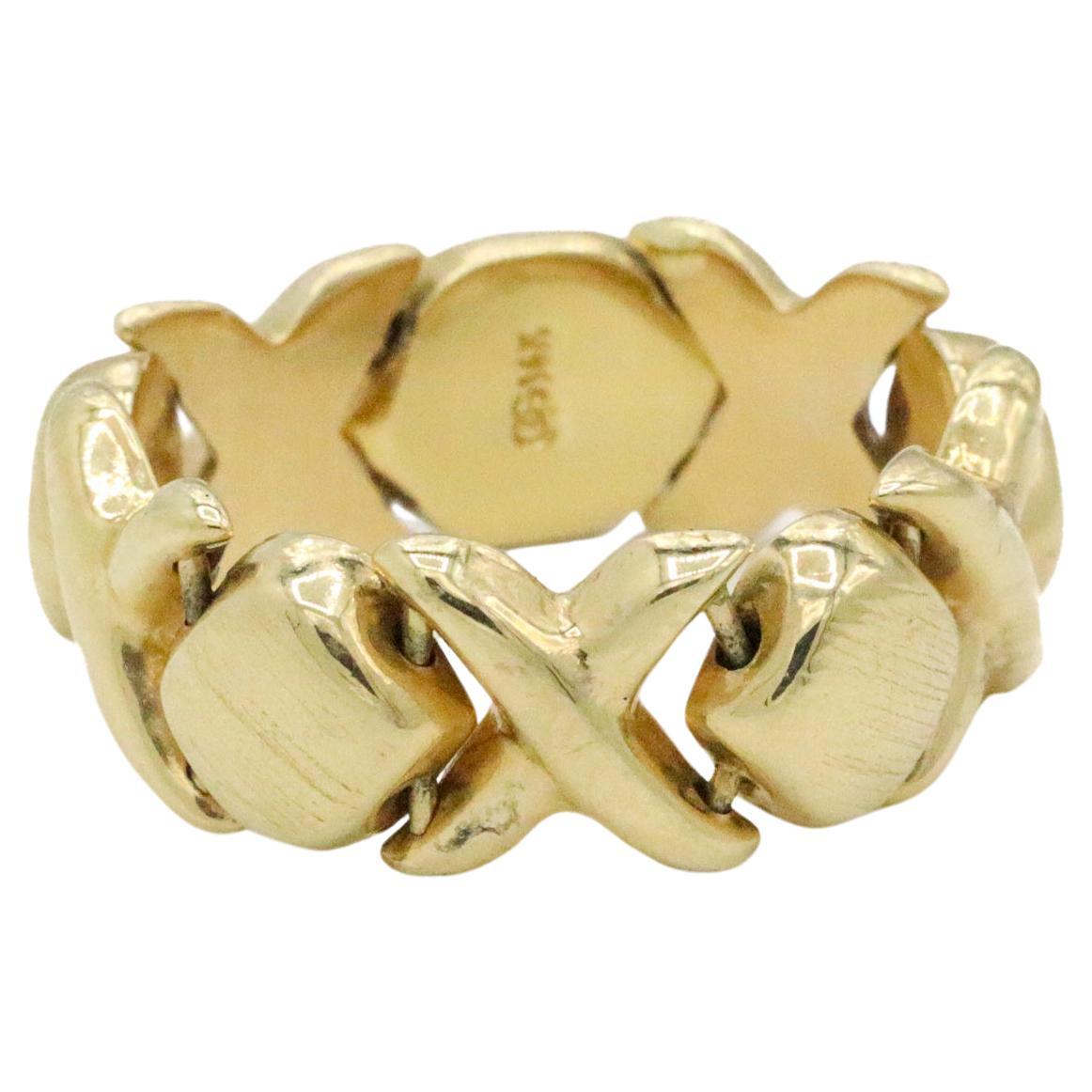 Gucci Yellow Gold Classic Band Ring at 1stDibs