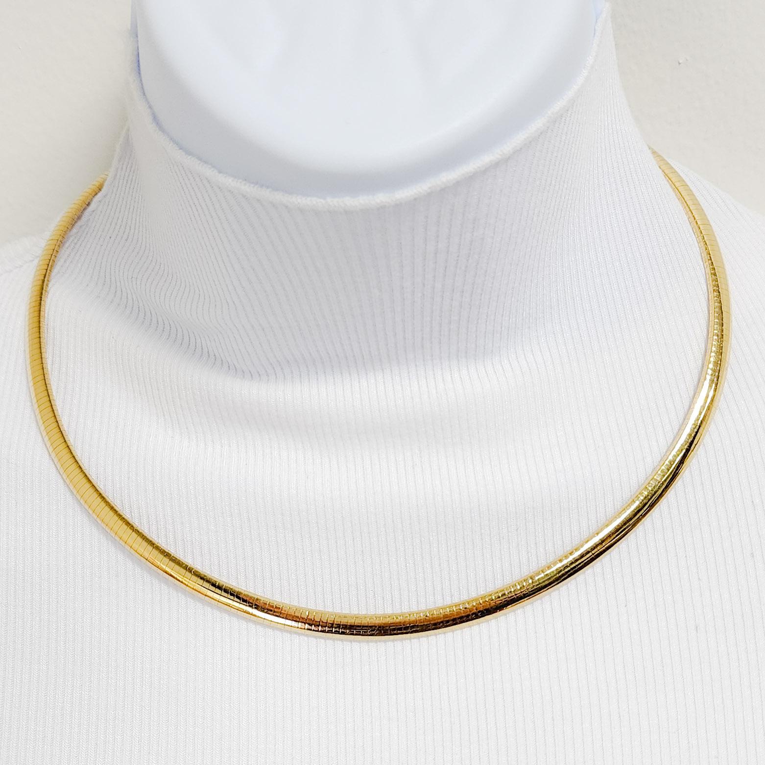 14k Yellow Gold Snake Chain For Sale at 1stDibs