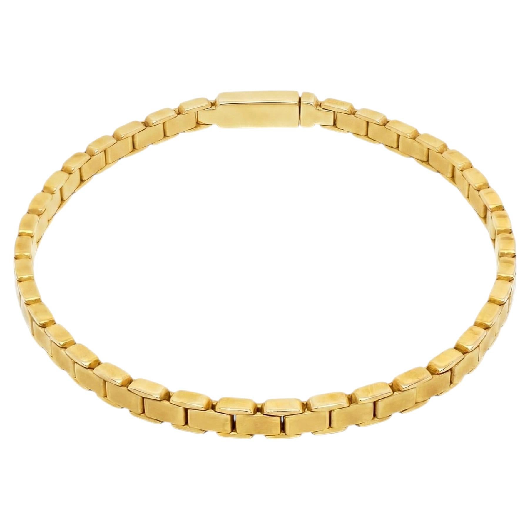 Yellow Gold Rolo Chain Bracelet 7 3/4" - 14k For Sale at 1stDibs