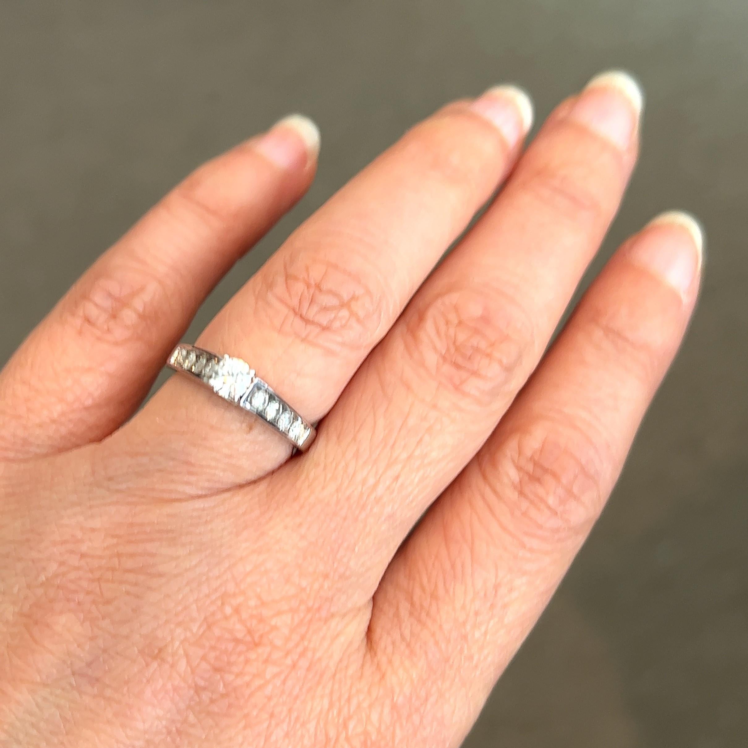 14kt .53 F-G Color Diamond Ring For Sale at 1stDibs | 10k fg ring worth ...