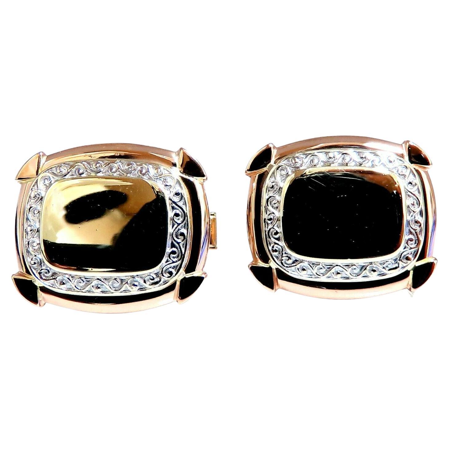 18 Karat White Gold Cufflinks For Sale (Free Shipping) at 1stDibs