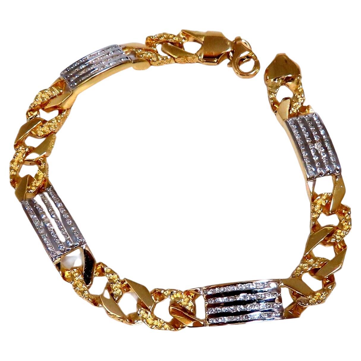 14 Karat Men’s Classic Figaro Bracelet at 1stDibs