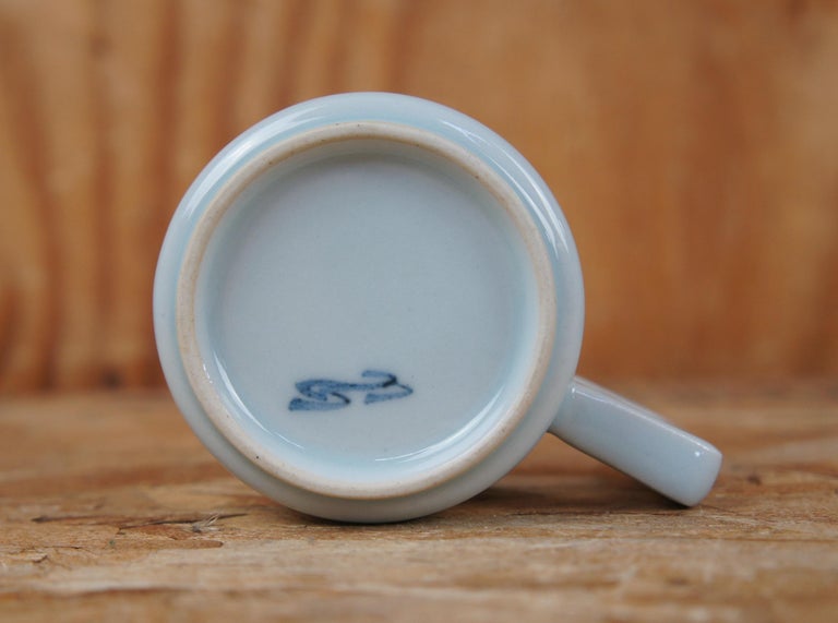 14pc Vintage Japanese Porcelain Tea Coffee Service Saki Cup Saucer Box ...