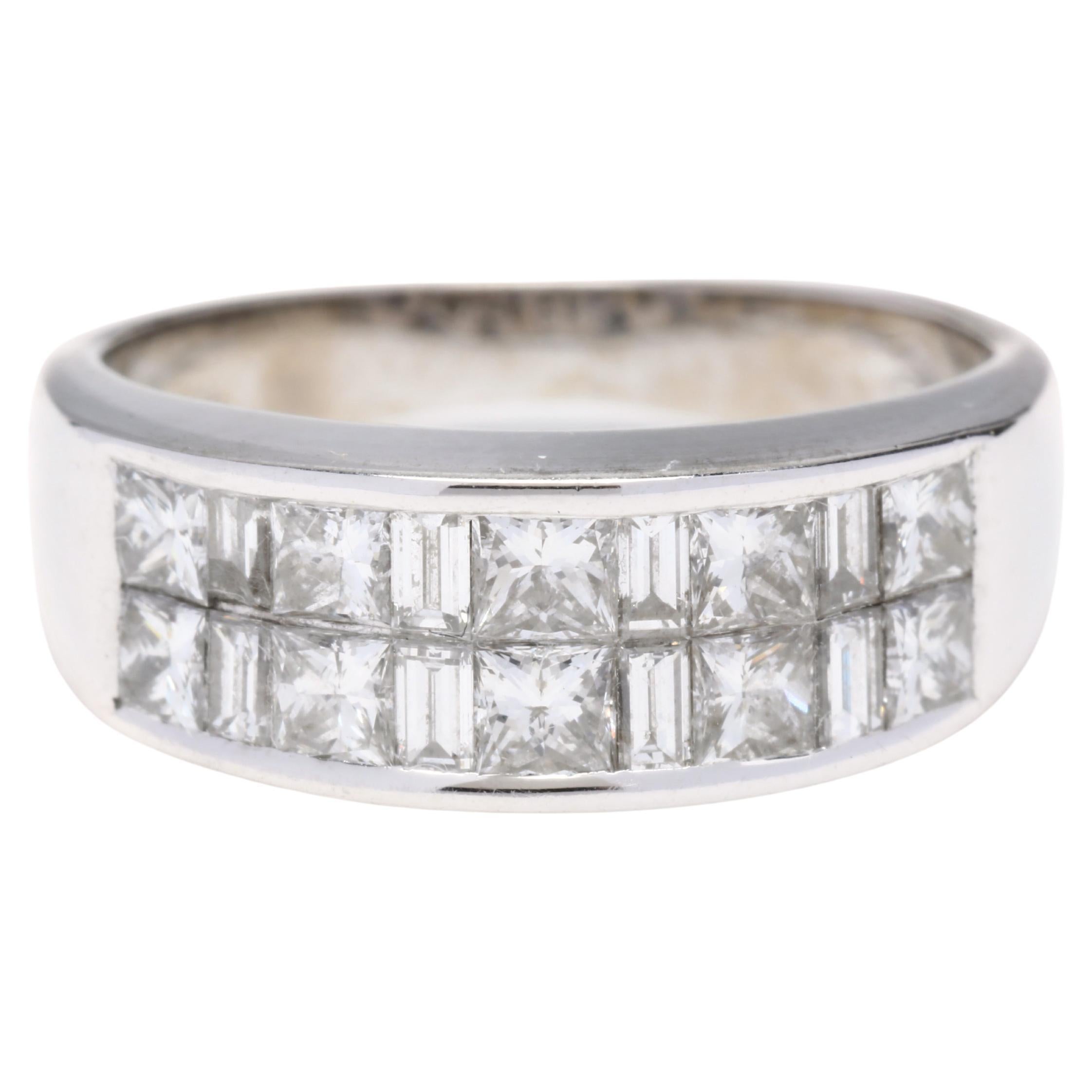 Georgian Double Row Diamond Band Ring For Sale at 1stDibs