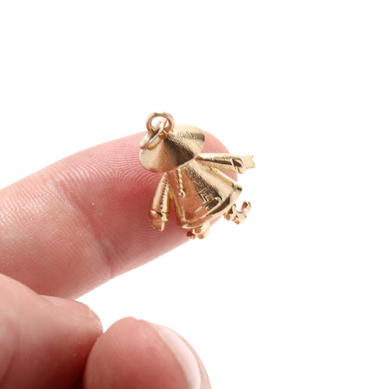 14Y Asian Man Charm For Sale at 1stDibs