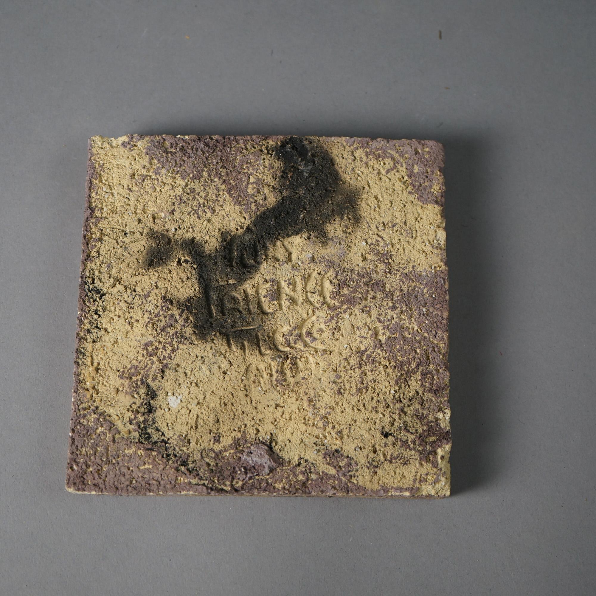 15 Antique Arts and Crafts Art Pottery Wheatley and Faience Tile C Wall ...