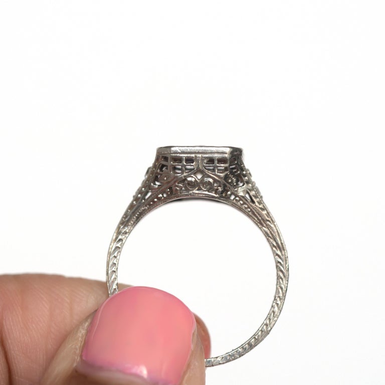 .15 Carat Diamond Platinum Engagement Ring at 1stDibs | .15 carat ...