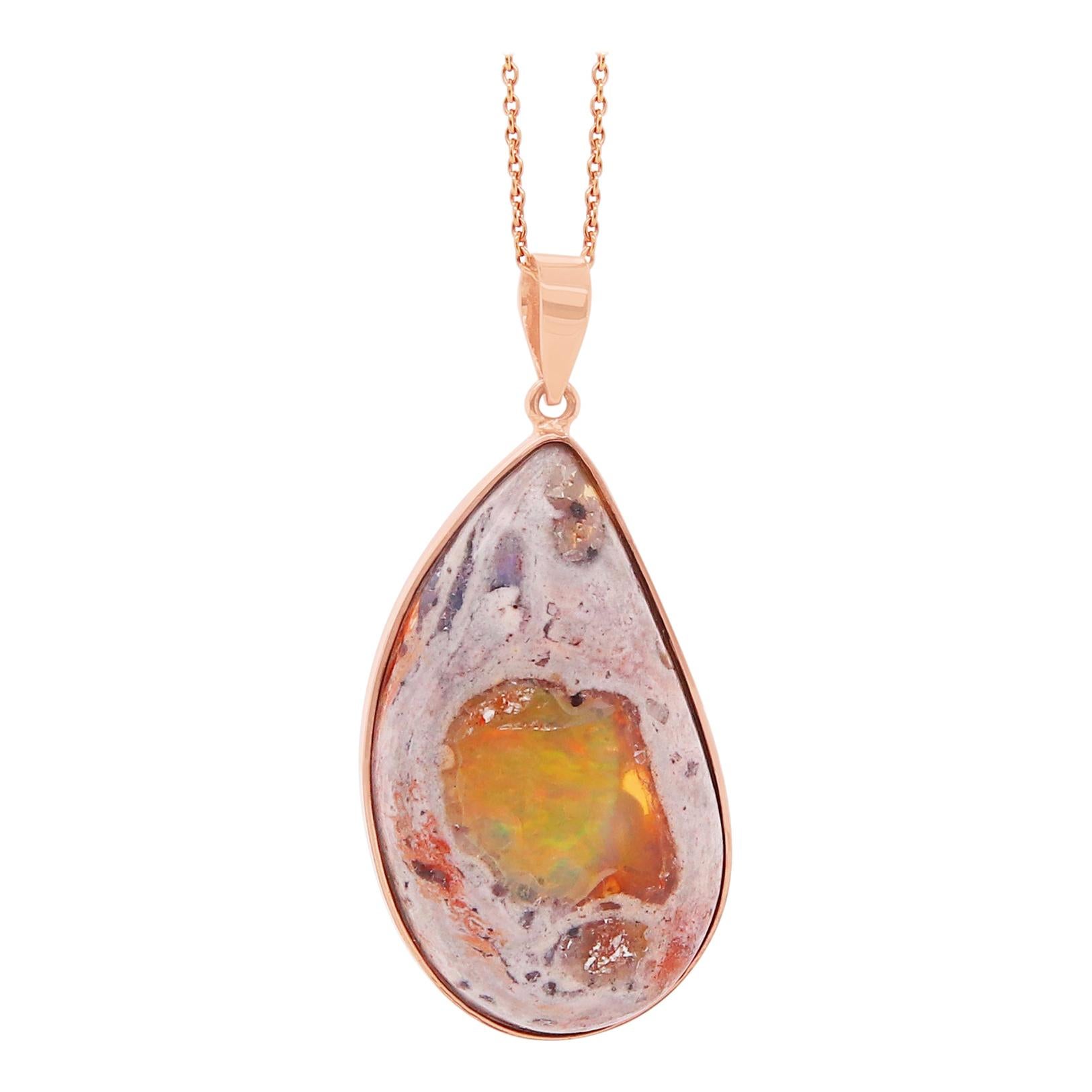 10 Carat Opal Pendant at 1stDibs