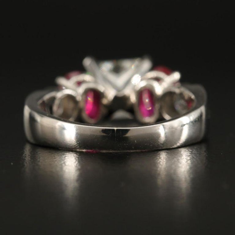 Customizable 1.5 Carat Princess Cut Diamond Engagement Ring Victorian ...