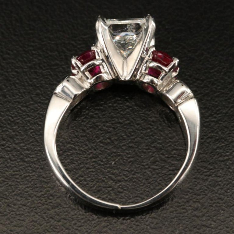 Customizable 1.5 Carat Princess Cut Diamond Engagement Ring Victorian ...