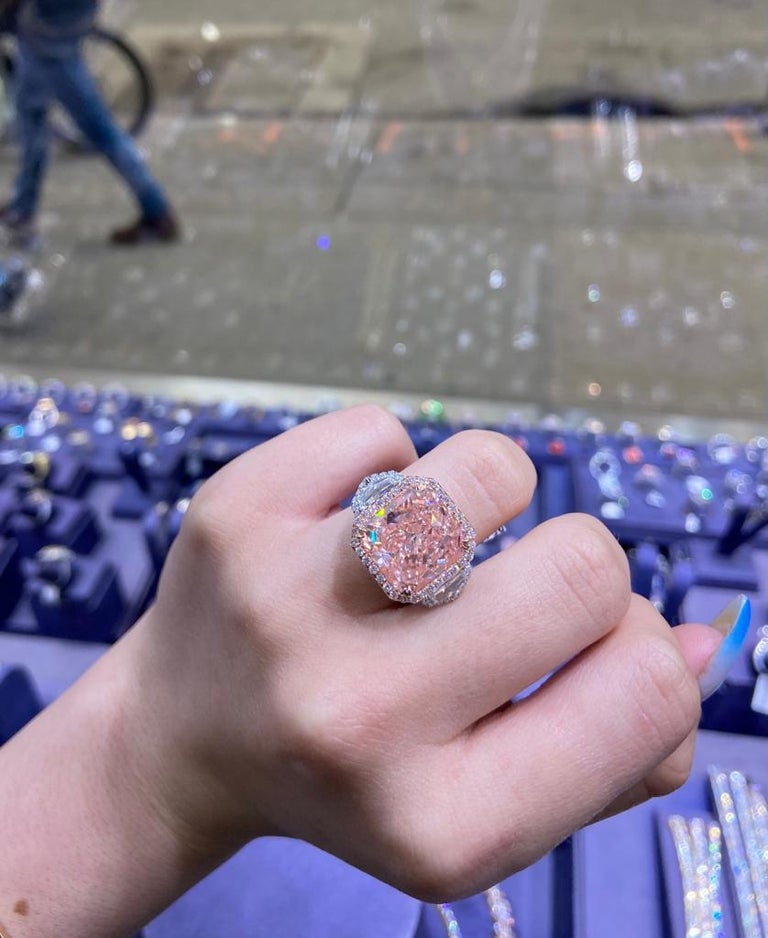 15 Carat Radiant Cut Diamond Engagement Ring GIA Certified FOP VS2 For ...