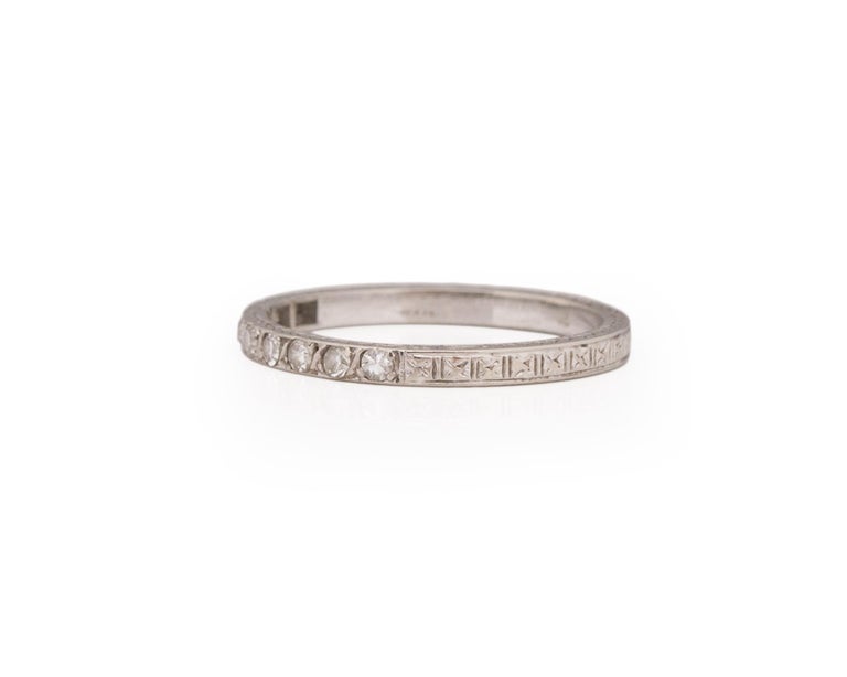 .15 Carat Total Weight Art Deco Diamond Platinum Engagement Ring For ...