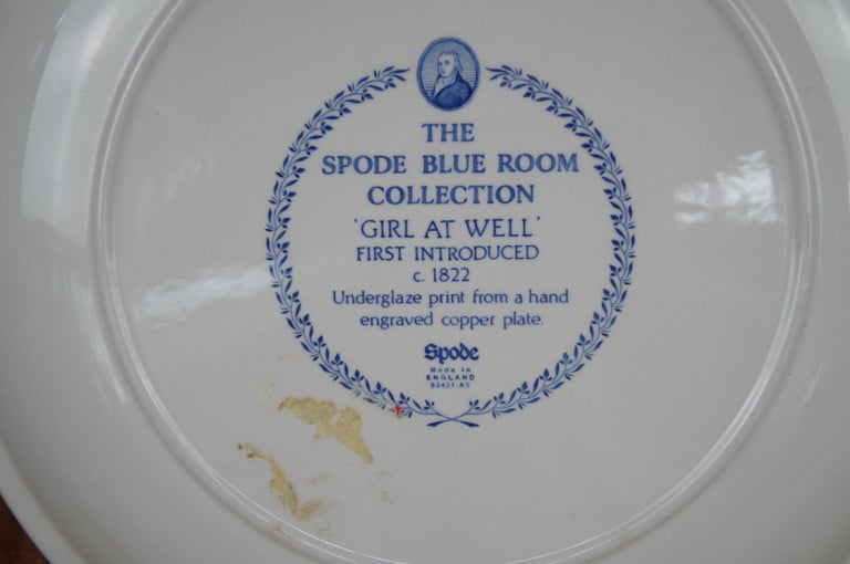 15 Spode Blue Room Collection China Bread Dinner Plates Pitcher Girl at ...