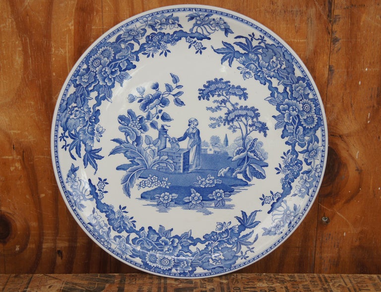 15 Spode Blue Room Collection China Bread Dinner Plates Pitcher Girl at ...