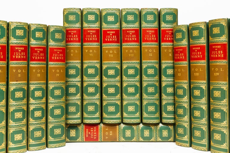 15 Volumes, Jules Verne, The Works at 1stDibs