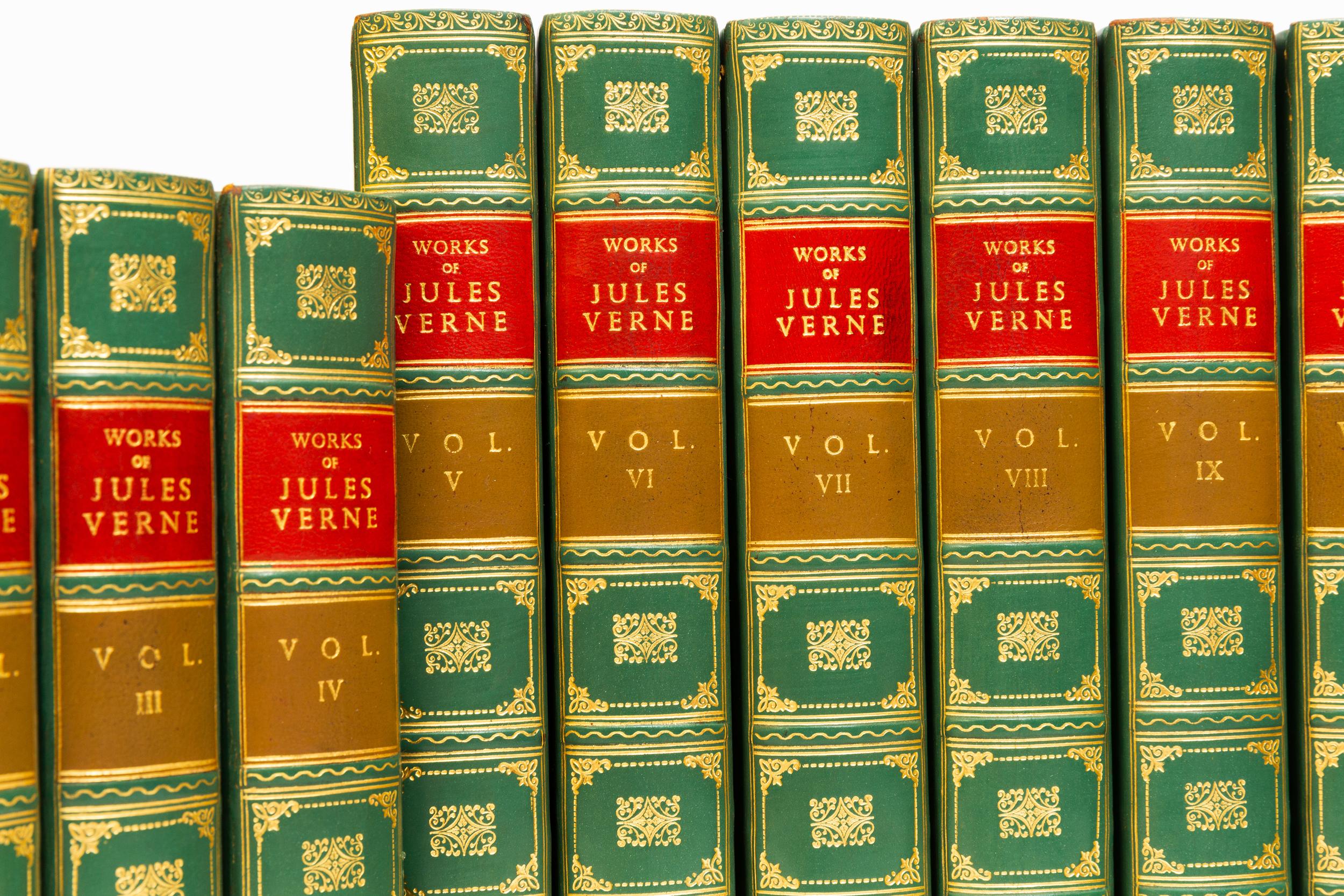 15 Volumes, Jules Verne, The Works at 1stDibs