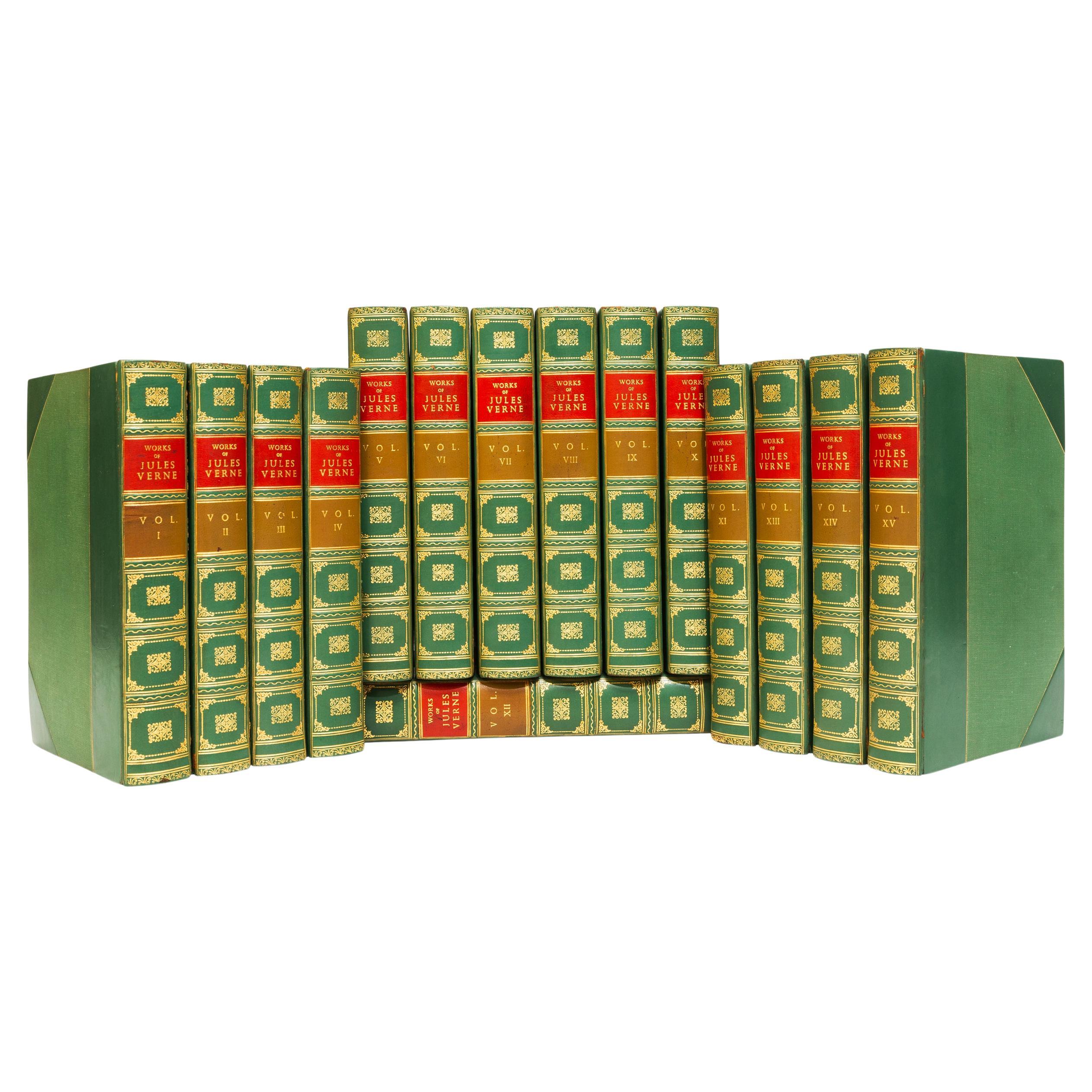 15 Volumes, Jules Verne, The Works at 1stDibs