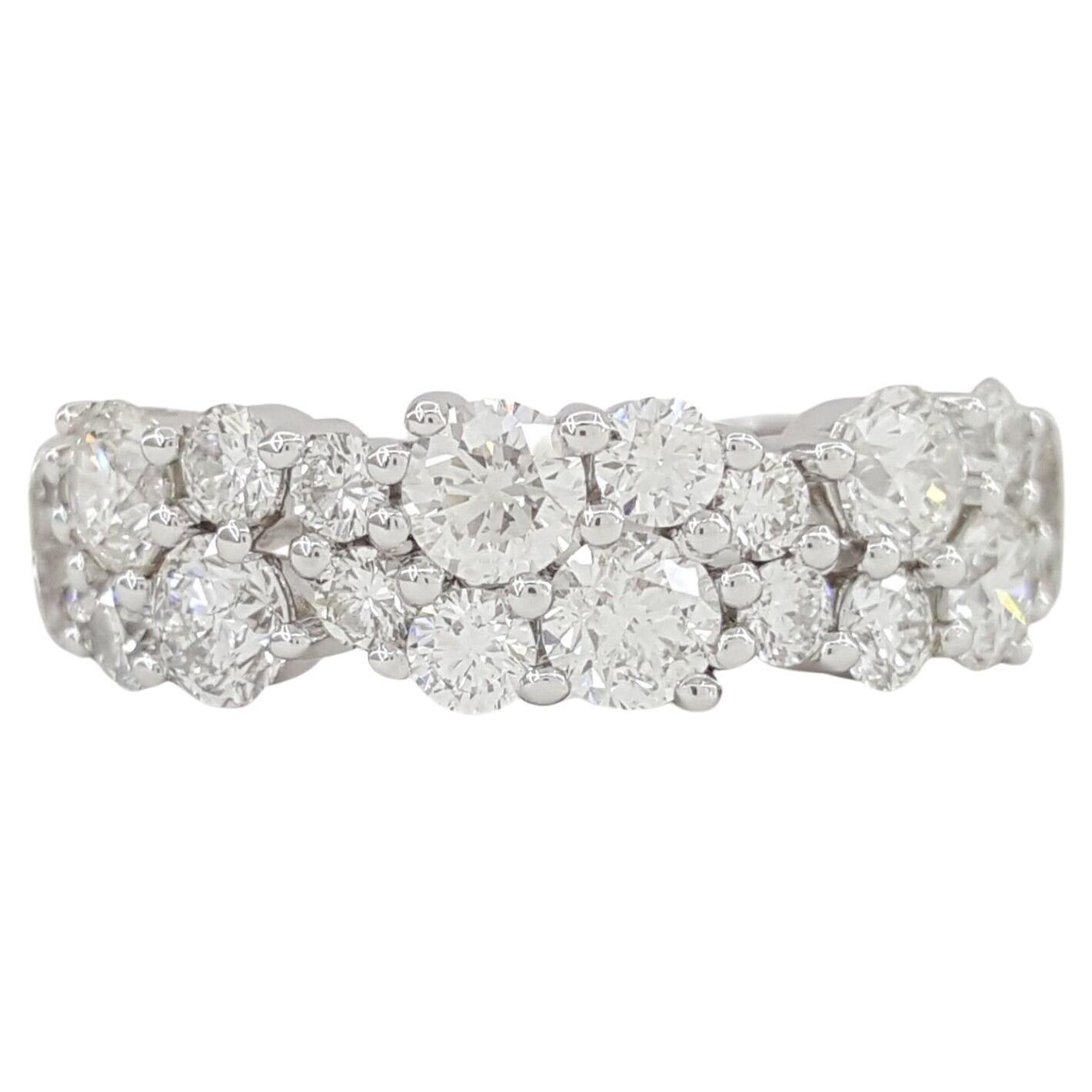 Neil Lane Diamond Halo Ring with Total Weight 2.20 Carat For Sale at ...