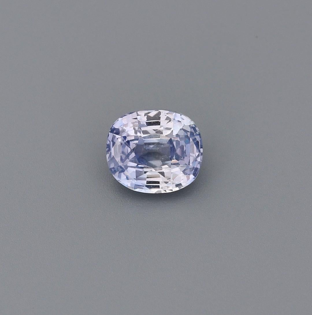 Certified 1.50 ct Natural Blue Sapphire Unheated Ceylon Origin Gemstone ...