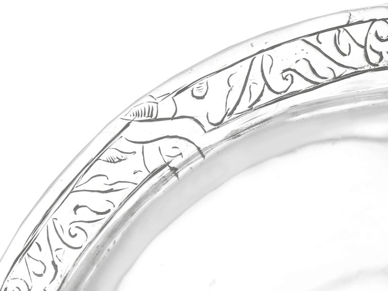 1500s Elizabethan Sterling Silver Communion Chalice and Paten For Sale ...