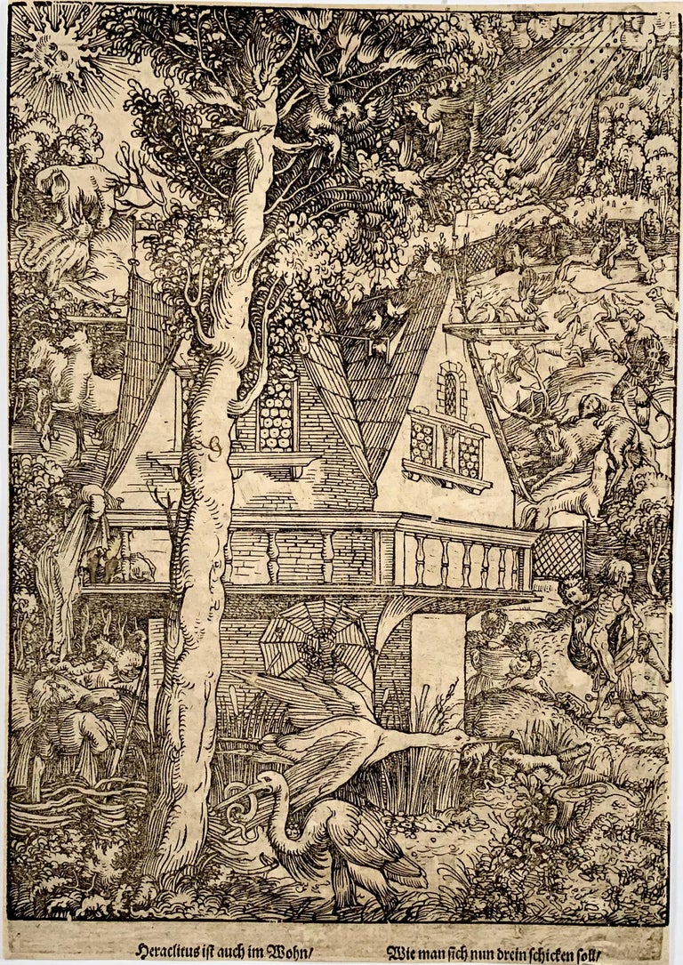 1532 Hans Weiditz, the Wages of Sin and Fight of Creatures, 2 Master ...