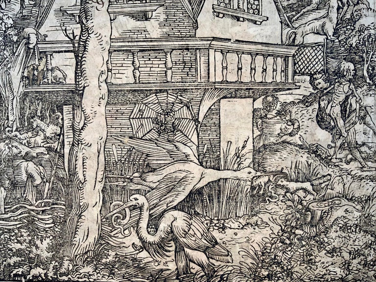 1532 Hans Weiditz, the Wages of Sin and Fight of Creatures, 2 Master ...