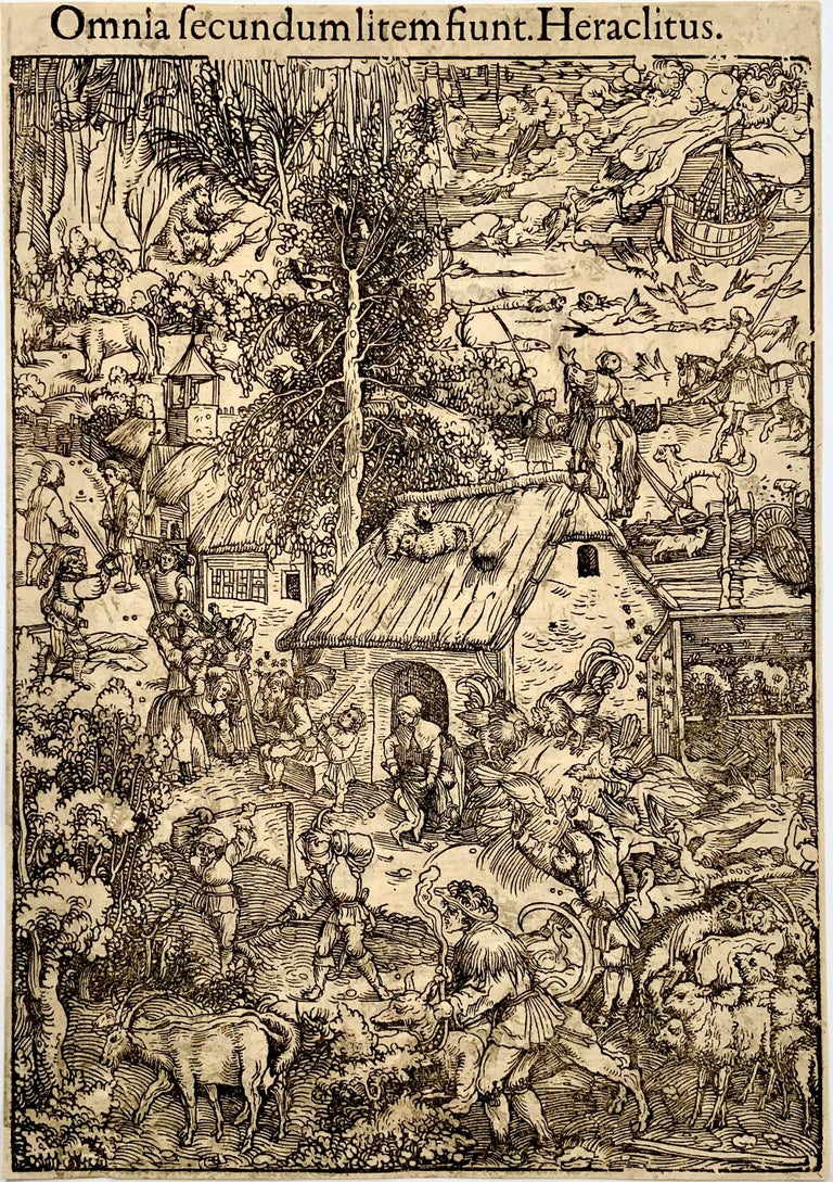1532 Hans Weiditz, the Wages of Sin and Fight of Creatures, 2 Master ...
