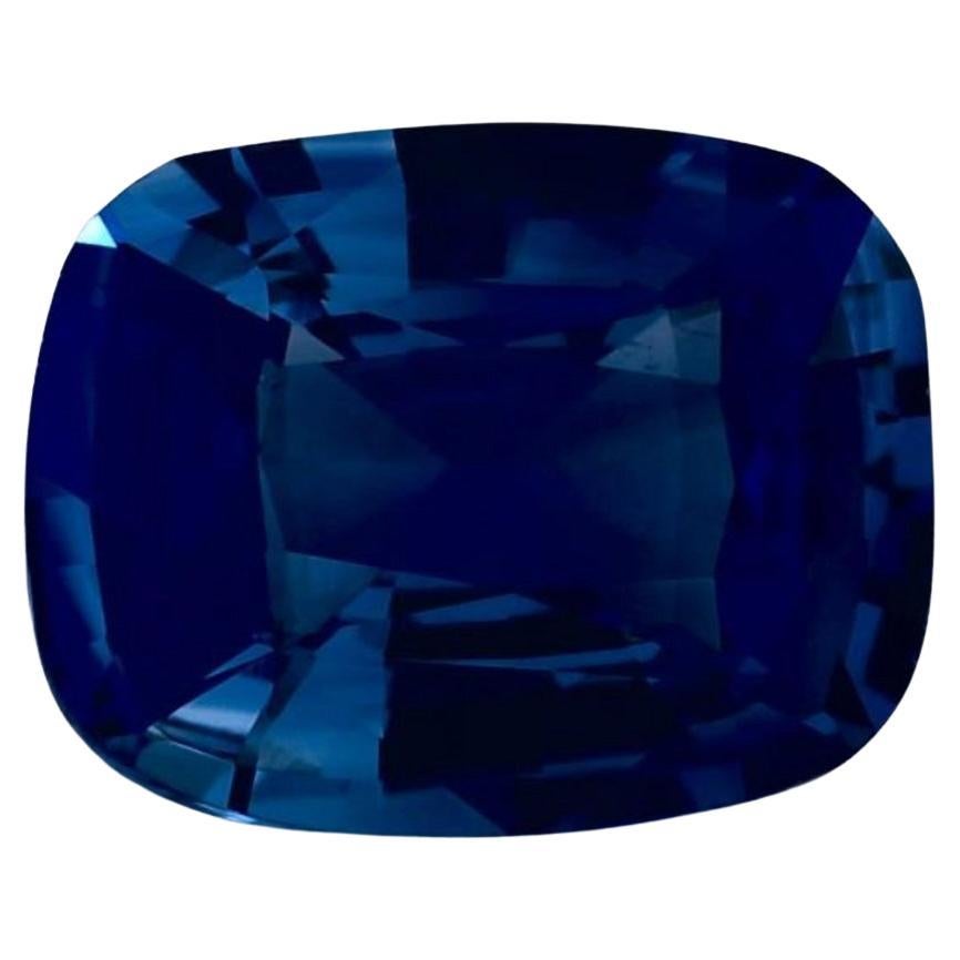 2.01 Ct Blue Sapphire Cushion Loose Gemstone For Sale at 1stDibs