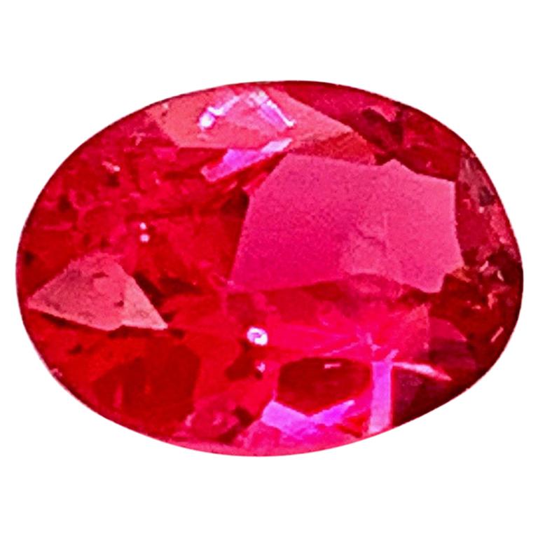 1.55 Carat Reddish Pink Spinel from Tanzania For Sale at 1stDibs