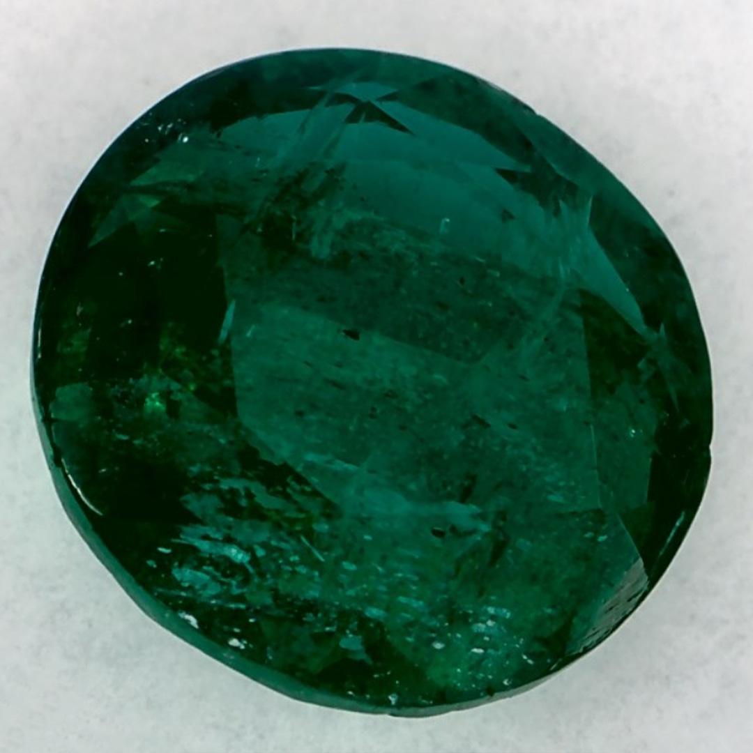 1.55 Ct Emerald Round Loose Gemstone For Sale at 1stDibs