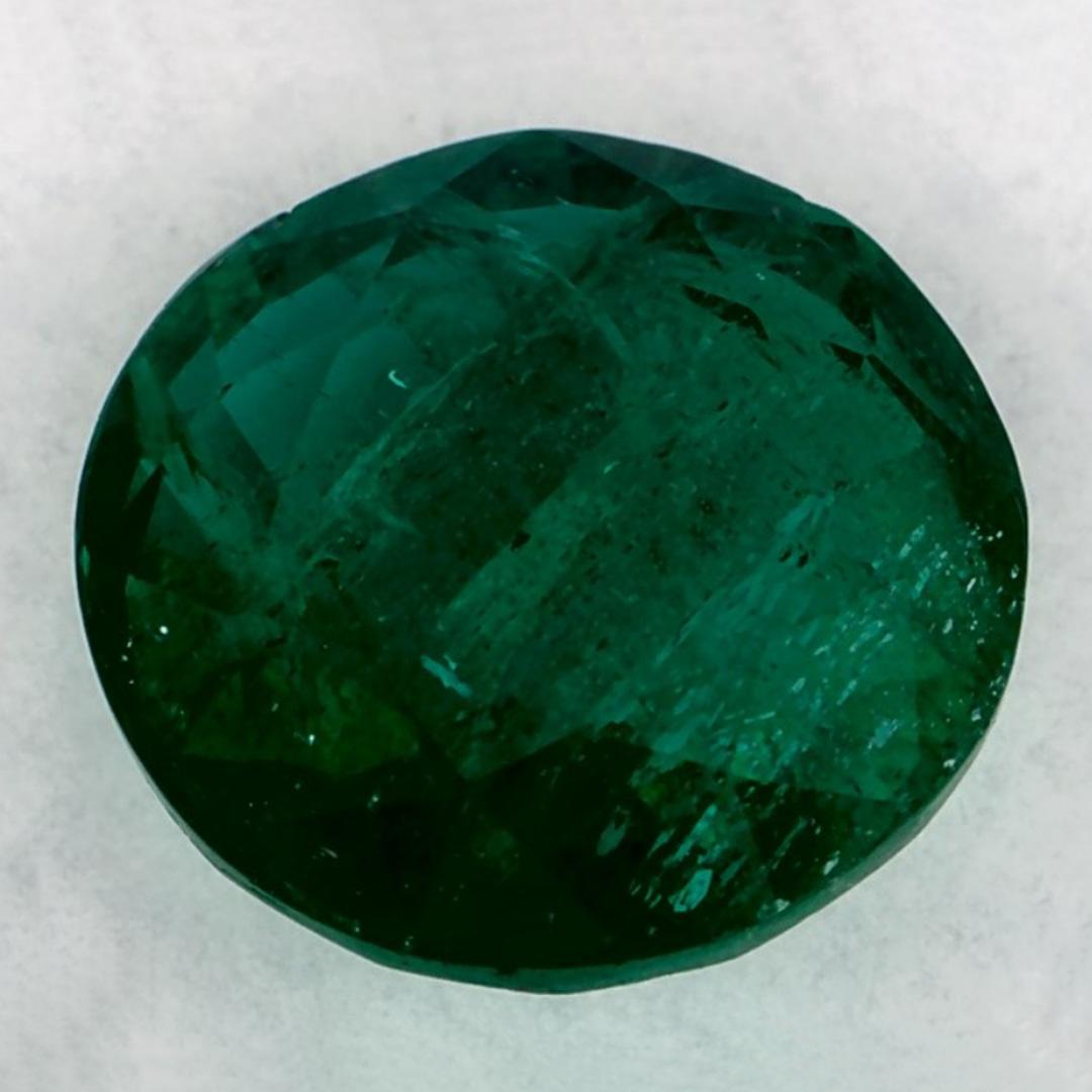 1.55 Ct Emerald Round Loose Gemstone For Sale at 1stDibs