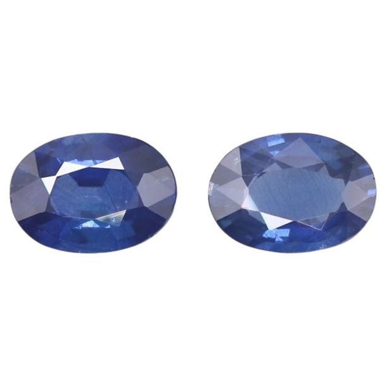 1.55 Carat Natural Blue Sapphires Precious Loose Gemstones ...