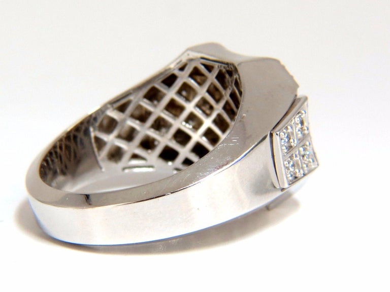 1.56 Carat Natural Fancy Color Diamond Men's Ring 18 Karat Pinkish ...