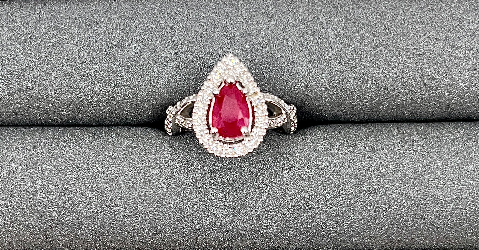 GCS Certified Natural Myanmar/ Burmese Ruby 2.3 ct and Diamond Ring ...