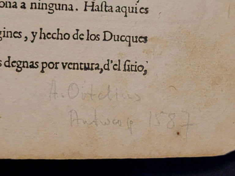 1592 Abraham Ortelius Map "Lorraine: Lotharingiae Nova Descripti, Ric ...
