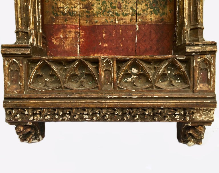 15th C Gothic Tabernacle 4 ft.+ Rare Architectural Religious Art ...
