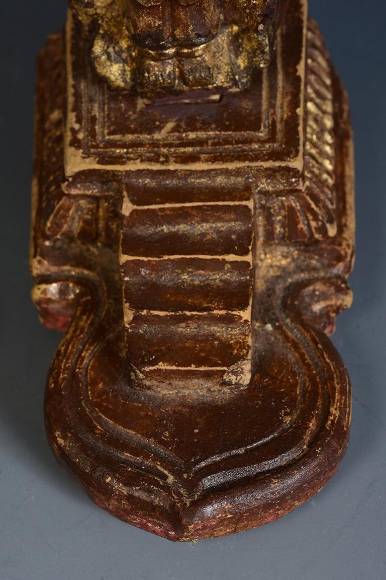 15th Century, Ava, Antique Burmese Pottery Standing Buddha For Sale at ...