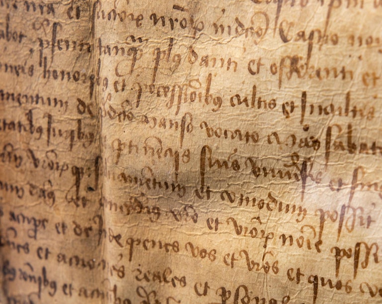 15th Century Handwritten Papal Bull Parchment at 1stDibs