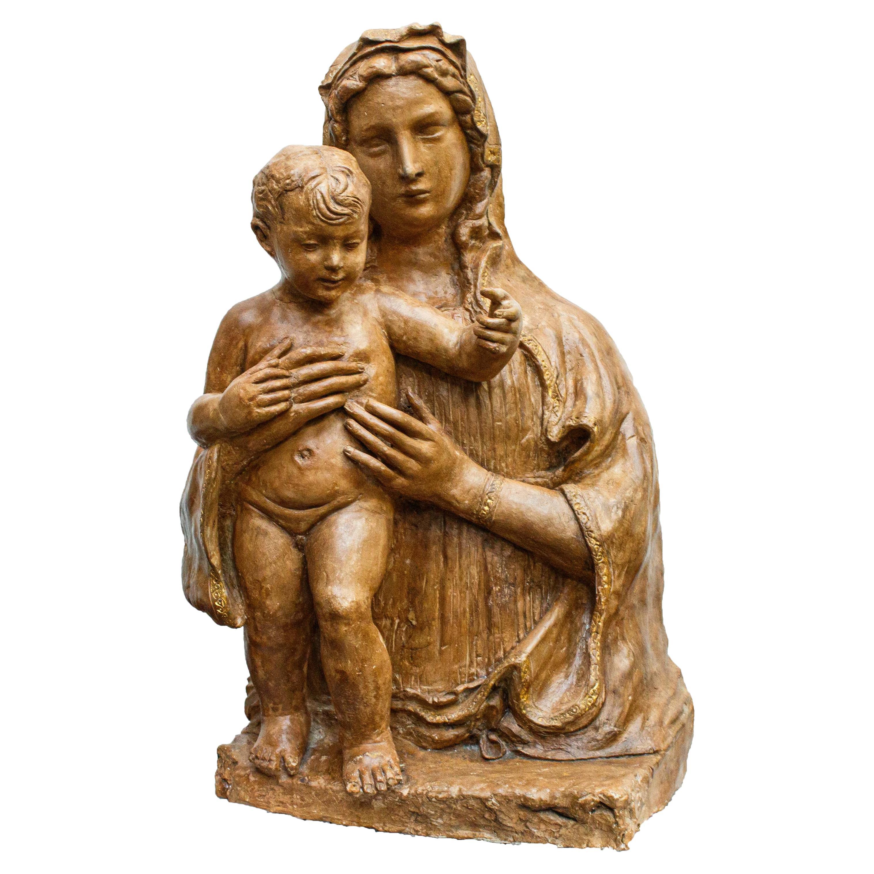 15th Century Monumental Monolithic Stone Slab with Fossiles For Sale at ...