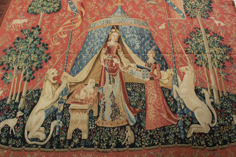 15th Century Tapestry Recreation, "Taste" From the Lady with the ...