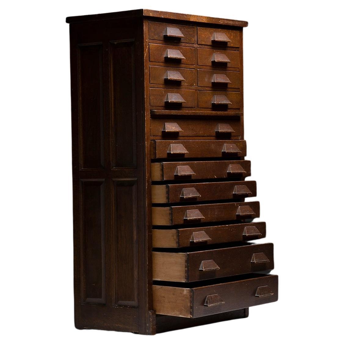 Large, circa 1916 Drafting Cabinet at 1stDibs | drafting drawers ...